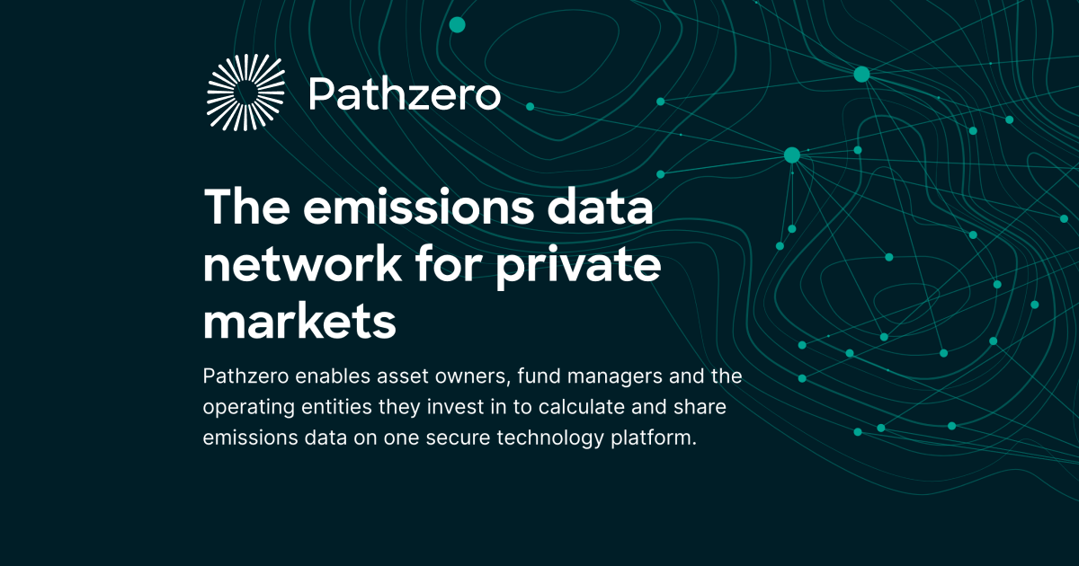 Pathzero | The emissions data network for private markets
